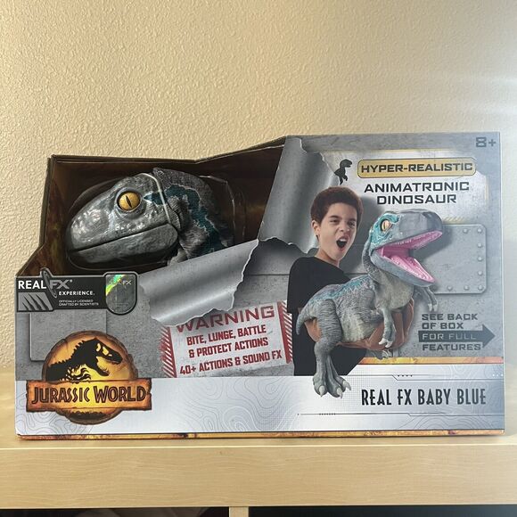 Jurassic World | Toys | Jurassic World Real Fx Baby Blue Animatronic ...